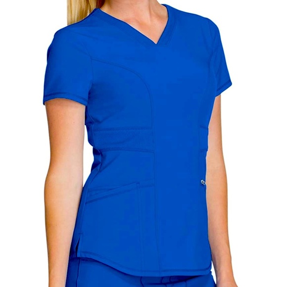 Cherokee | Tops | Royal Blue Women Cherokee Infinity Scrub Top | Poshmark